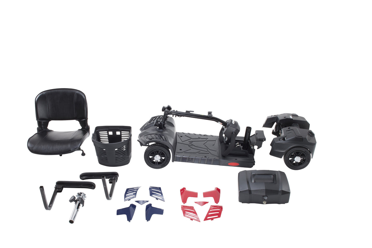 Scout Compact Travel Power Scooter, 4 Wheel, Extended Battery – In ...